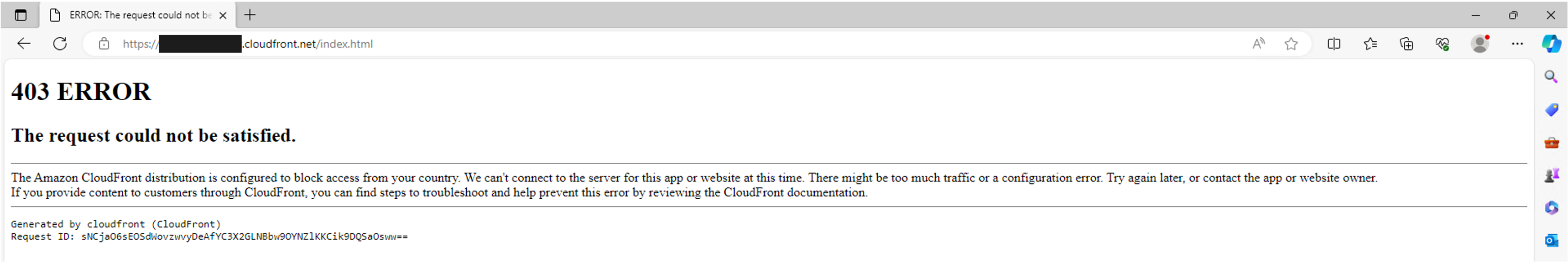 [AWS]Amazon CloudFront による特定の国からのアクセス制御を検証してみた | cloud.config Tech Blog